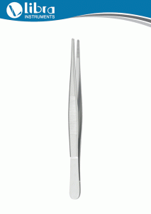 Dressing Delicate Forceps, Straight - Libra Surgical Instruments
