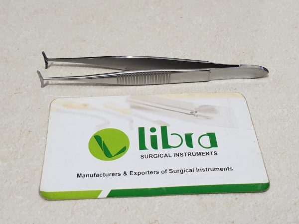 Green Fixation Forceps 10cm - Libra Surgical Instruments