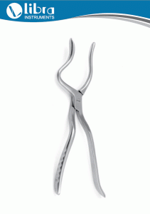 Rowe Maxillary Disimpaction Forceps Left - Libra Surgical Instruments