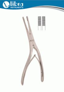 Rubin Septal Morselizer Forceps With Caps, 21cm - Libra Surgical ...