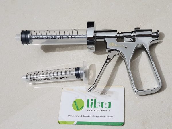 Universal Injecting Gun 10cc and 20cc Syringes - Libra Surgical Instruments