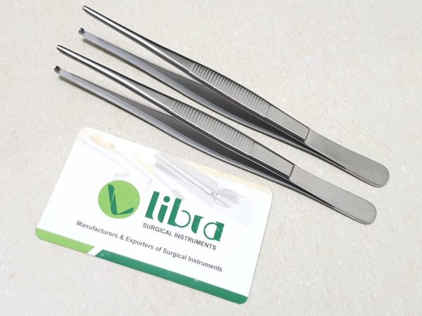 Tissue Forceps Straight Standard - Libra Surgical Instruments