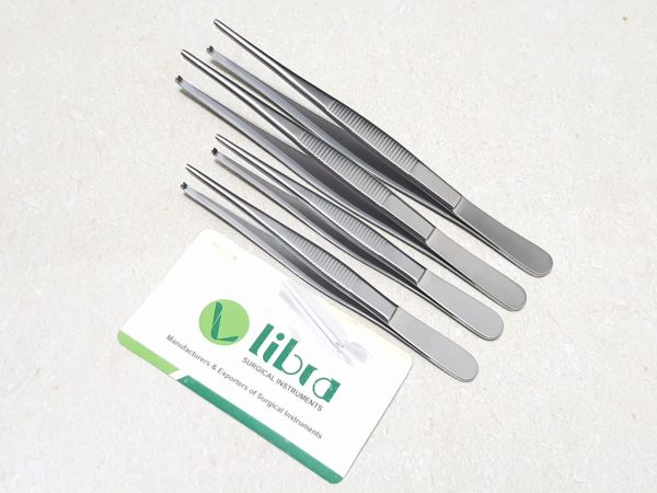 Tissue Forceps Straight Standard - Libra Surgical Instruments