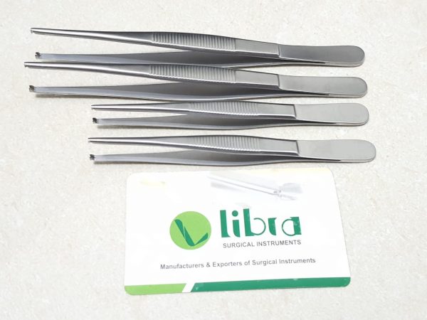 Tissue Forceps Straight Standard - Libra Surgical Instruments