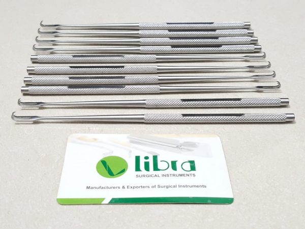 Joseph Skin Hook 16cm Double 2 Sharp Prongs - Libra Surgical Instruments