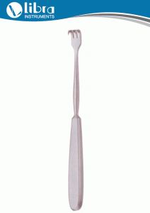 Volkmann Retractor 21cm, 10mm Curved - Libra Surgical Instruments